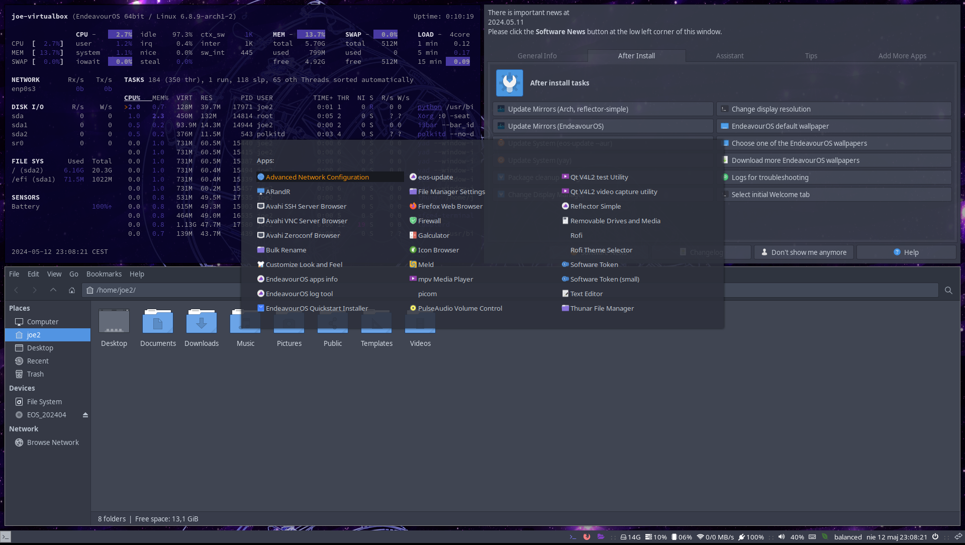 I3wm EndeavourOS setup got a new "blog" - All WMs - EndeavourOS